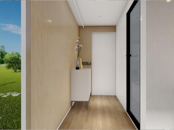 Quality Self-Sustainable Farmhouse Capsule House Luxury Aluminum Alloy Prefab with Voice for sale