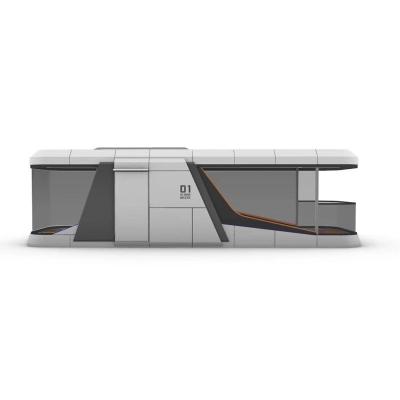 China Hotel Modulair Staal Mini Prefab Huis Met Badkamer Keuken Voor Outdoor Woonruimte Te koop