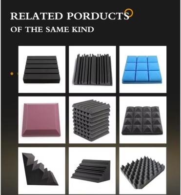 China Acoustic Foam Panels in Customized Color Sound Insulation Wall Panels for Home Decor for sale
