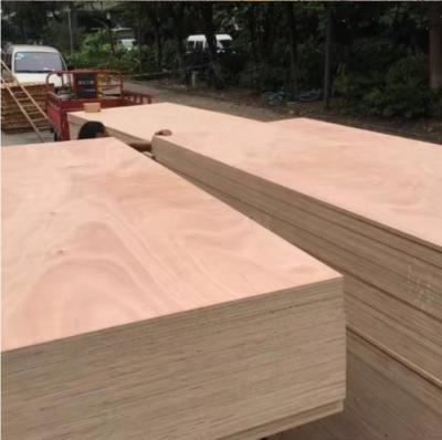 Cina E1 Formaldeide 18mm pannelli impermeabili per interni legno duro commerciale Okoume foglio marino 4x8 in vendita