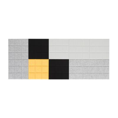 China Soundproof Board Grooved PET Felt Polyester Acoustic Panels Decoration 48 Color for sale
