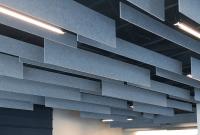 China Polyester Fiber Rectangular Acoustic Ceiling Board Sound Absorbing Decorative for sale
