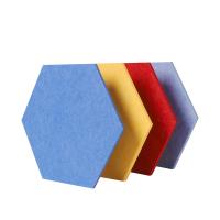 China Decorative Hexagonal Acoustic Panels 100% Polyester Fiber Soundproof for sale