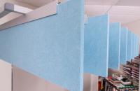 China Suspended Sound Proof Pet Acoustic Ceiling Board Polyester for sale