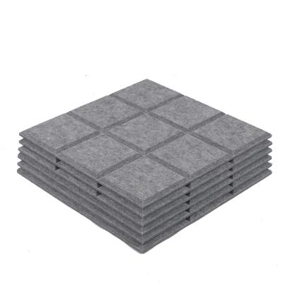 Cina L'ANIMALE DOMESTICO ad alta densità del pannello acustico della fibra di poliestere ha ritenuto i pannelli acustici del soffitto fonoassorbente in vendita