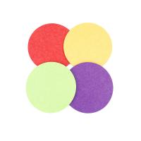 China Circular Self Adhesive Polyester Acoustic Panels Wall Decoration for sale
