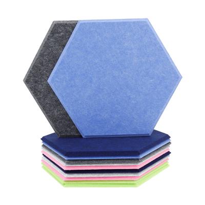 China Schalldämpfende Wand-sechseckige akustische Platten 130mmx150mm zu verkaufen