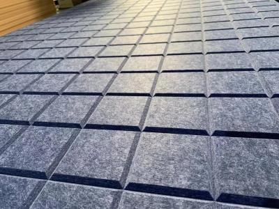 Cina Fibra di poliestere a prova di fuoco scolpire la decorazione dell'interno della parete dei pannelli acustici in vendita