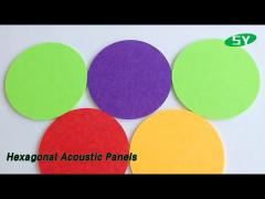 Self Adhesive Hexagonal Acoustic Panels Sound Absorption For House Decoration