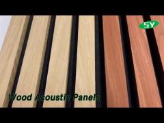 Polyester Wood Acoustic Panels Veneer Sound Absorption Decorative