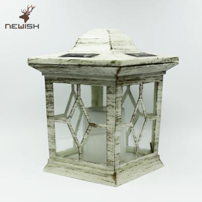 China Newish hot selling LED Solar Lantern Waterproof Outdoor Lantern Solar Lights Outdoor Decorative Candle Light for sale