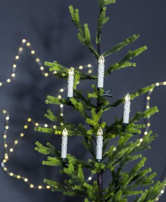 China Kanlong S/10 remote control dimmable plastic wireless Christmas tree decor light decorative clip led candle light factory
