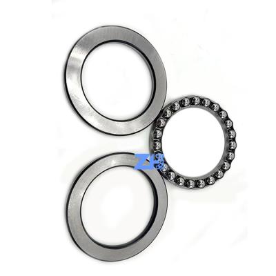 China 51111 one-way thrust bearing sheet metal cage single-row separate design convenient for maintenance and inspection for sale