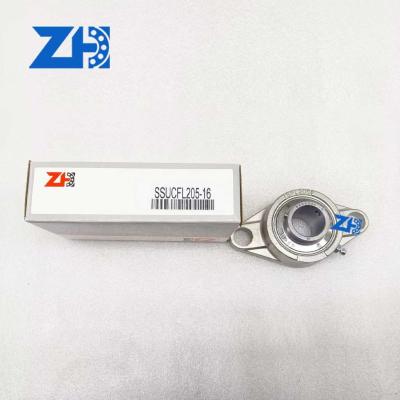 China Stainless steel base bearing SSUCFL205-16 ZH bearings for sale