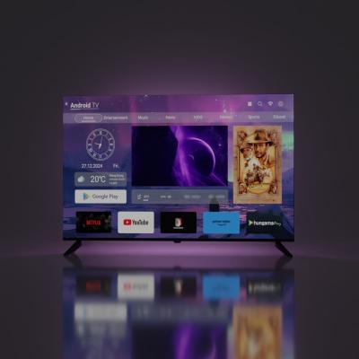 China Android TV Platform Smart LED TV with DVB-T2 Digital Tv Standard and Advanced Technology for sale