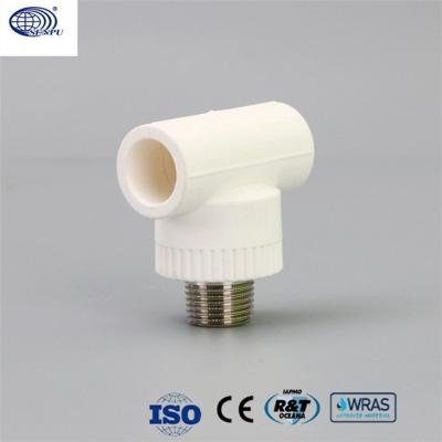 Cina EN 12201-3 T maschio filettato PPR Tee con attacco filettato in vendita