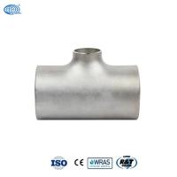 China Butt Welding Stainless Steel Reducing Tee for sale