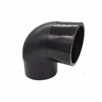 China Butt Fusion 90 Degree Elbow Plastic Pipe Fitting UV Resistant for sale