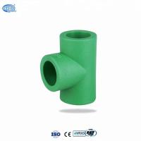 China Green Color PPR Pipe Fitting Plastic Tee for sale