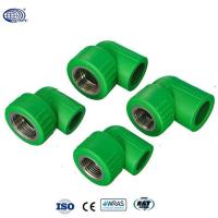 China Green Color Injection Mold Socket Pipe Accessories With Brass Insert for sale