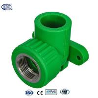 China Green Color Injection Mold Socket Pipe Accessories With Brass Insert for sale