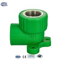 China Green Color Injection Mold Socket Pipe Accessories With Brass Insert for sale