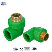 China Green Brass Male Thread Elbow Pipe Fitting for sale