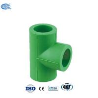 China PPR Plastic Pipe Fittings PPR Equal Tee for sale