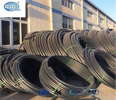China Rolo de tubo plástico HDPE flexível DN20mm tubo de água de polietileno preto à venda