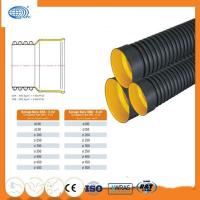 China Ring Stiffness HDPE DWC SN8 Pipe For Drainage System for sale