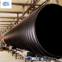 China Ring Stiffness HDPE PIPE SN8 DWC PIPE Twin Wall Lightweight for sale