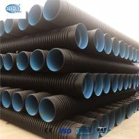 China Ring Stiffness HDPE PIPE SN8 DWC PIPE Twin Wall Lightweight for sale