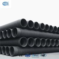 China Ring Stiffness HDPE PIPE SN8 DWC PIPE Twin Wall Lightweight for sale