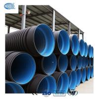 China SN6 SN8 Large Diameter Corrugated Drainage Pipe Double Wall for sale