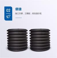 China ISO HDPE Corrugated Sewage Pipes Double Wall For Construction for sale