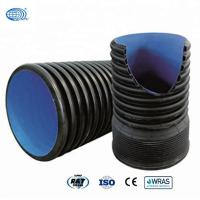 China SN4 SN8 Double Wall Corrugated Hdpe Pipe Smooth Interior For Drainage for sale