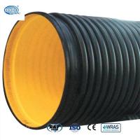 China SN4 SN8 Double Wall Corrugated Hdpe Pipe Smooth Interior For Drainage for sale