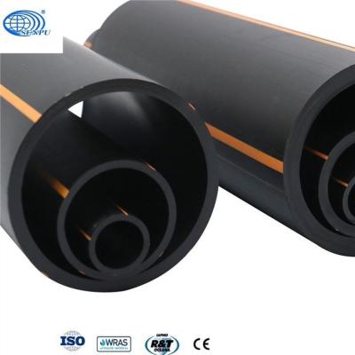 Cina Tubo in PE di gas naturale HDPE da 1,5 pollici nero ISO9001 con striscia blu in vendita