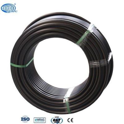 China Multifunctionele 63mm Dia HDPE Pijp PE100 Polypijp Gele Streep Met hoge weerstand Te koop