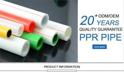 Китай OEM PPR Water Line ISO SGS PPR Pipe For Hot And Cold Water Supply продается