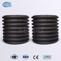 China Double Wall Corrugated High Density Polyethylene Pipe For Ventilation for sale