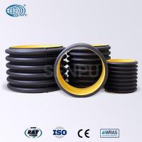 China Double Wall Corrugated High Density Polyethylene Pipe For Ventilation for sale