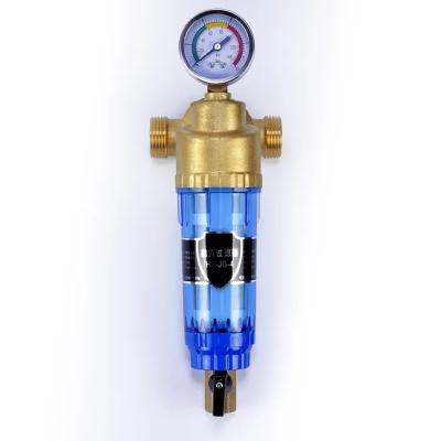 中国 Brass Household Backwash Tap Water Filter Stainless Steel Mesh Water Prefilter 販売のため