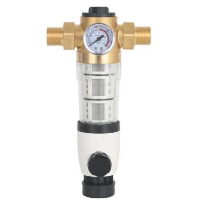 Cina Whole House Water Purification System Brass Sediment Pre Filter With Self Cleaning in vendita
