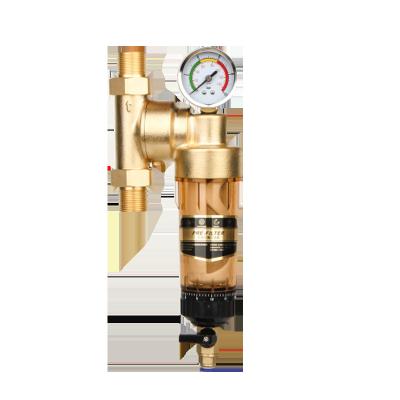 Cina Whole House Water Purification System Brass Sediment Pre Filter With Self Cleaning in vendita