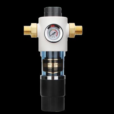 Cina Whole House Water Purification System Brass Sediment Pre Filter With Self Cleaning in vendita
