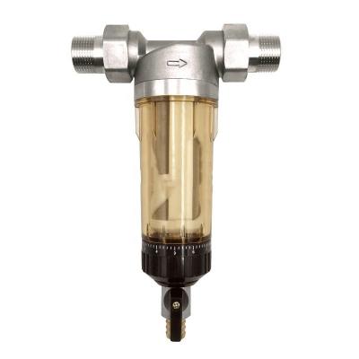 Cina Home In Line Brass Pre Filter Sediment Sand Pipeline Water Filter in vendita