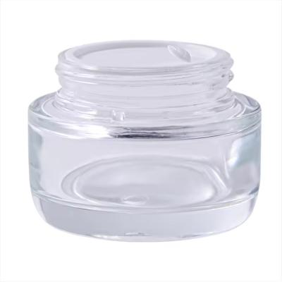 Cina Low Price Green Decorative Luxury Cream Cosmetics 16 Oz 16Oz Glass Jars/Bottle in vendita