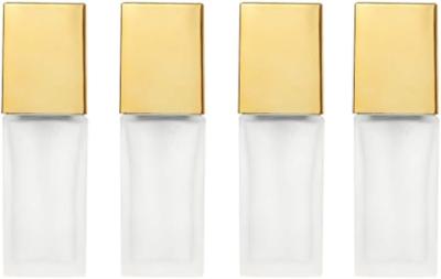 中国 Gold Liden 1 oz/30ml Leak-Proof Portable Design Frosted Glass Cosmetic Bottles 販売のため