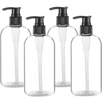 China 16OZ/500ml Empty Plastic Pump Bottles Dispense  Durable Refillable Containers for sale